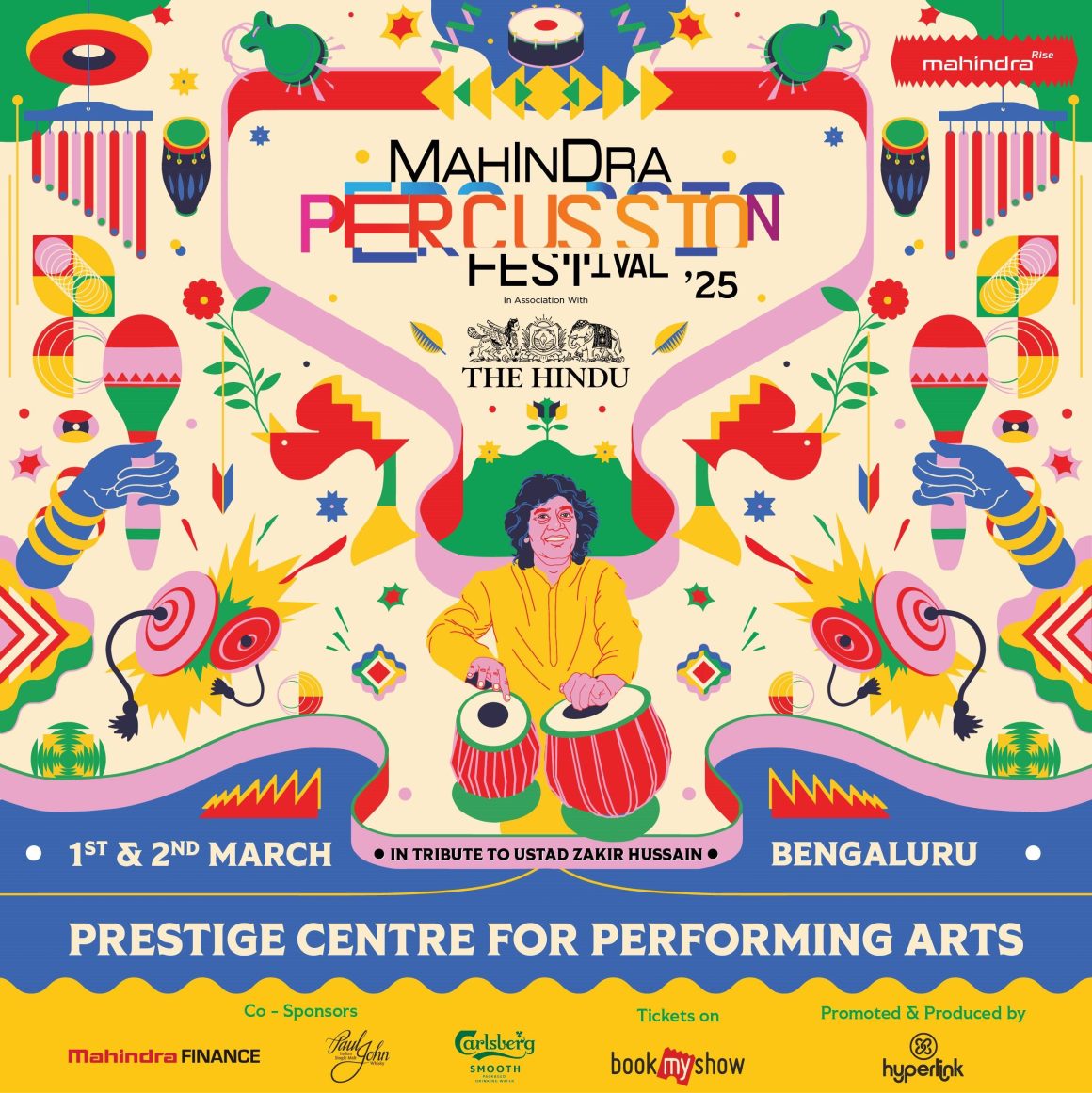 Mahindra Percussion Festival 2025: Tribute to Ustad Zakir Hussain